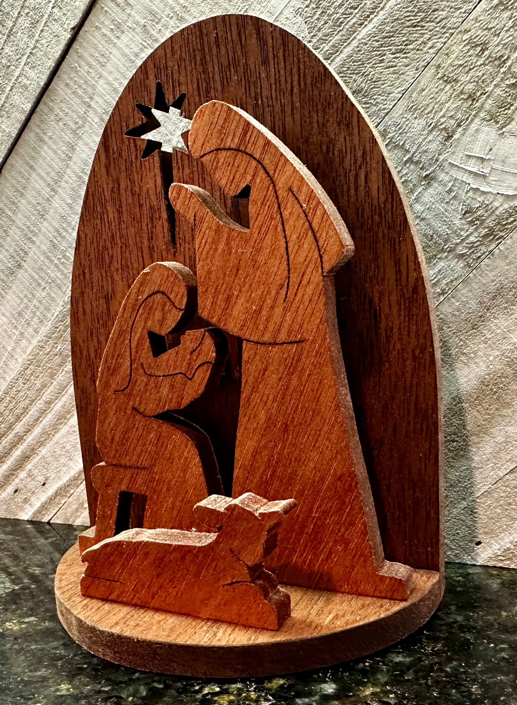 Handcrafted Nativity Scene - Etsy