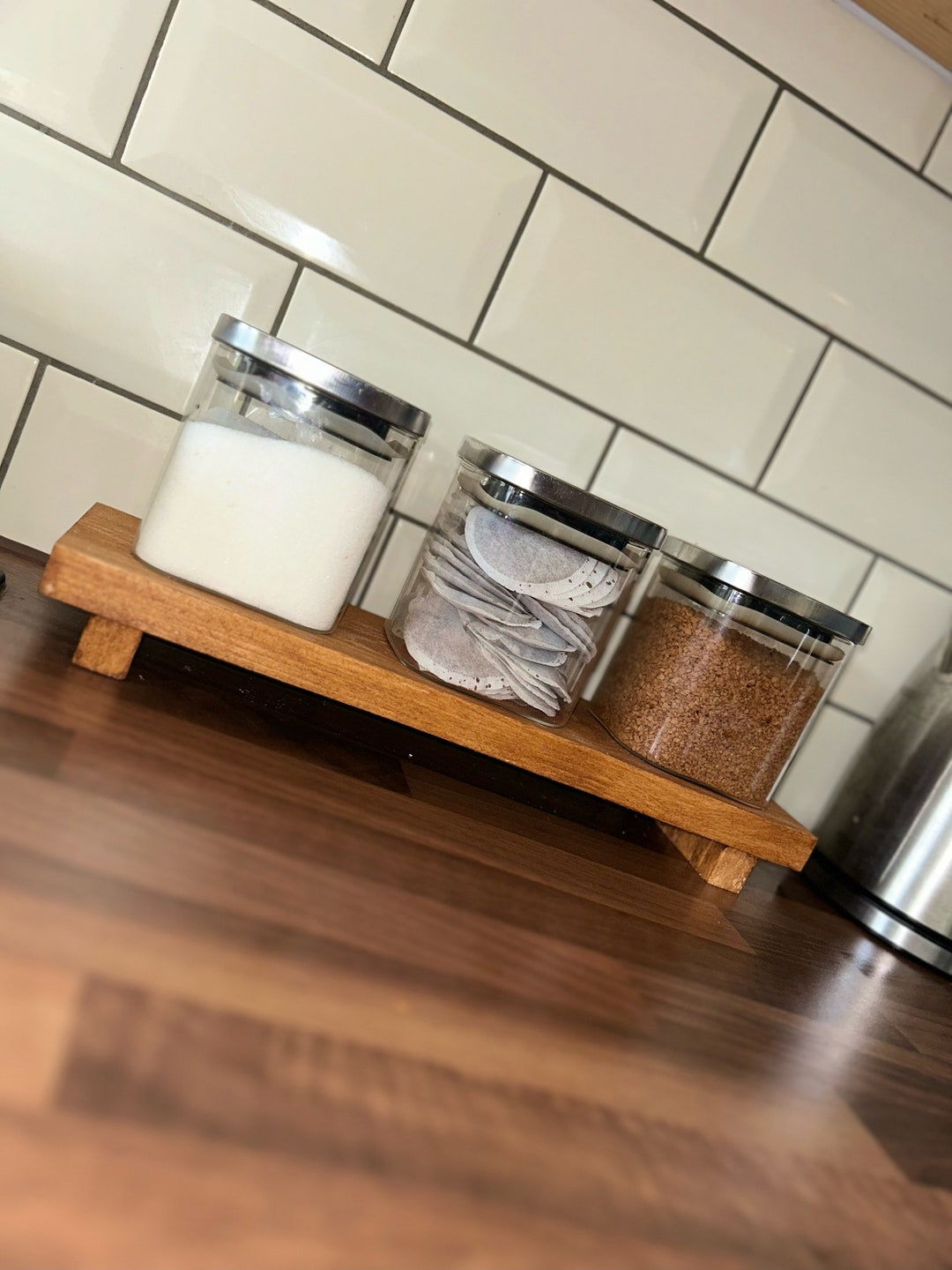 Wooden Trays Counter Top Tray Wooden Riser Rustic Tray Display Shelf - Etsy