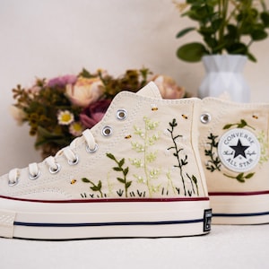 Custom Converse Chuck Taylor Embroidered /embroidered Converse Custom ...