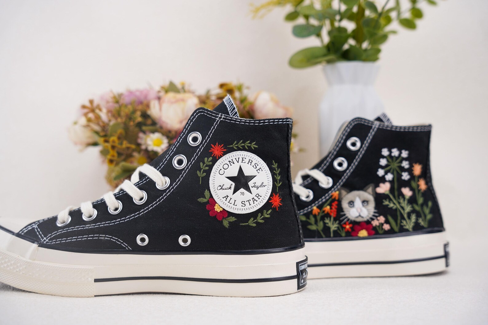 Custom Converse Chuck Taylor Embroidered,personalized Converse ...