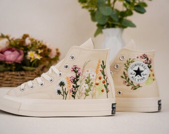 Custom Converse Chuck Taylor Embroidered /embroidered Converse Custom ...