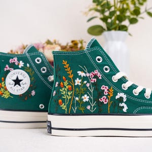 Custom Converse Chuck Taylor Embroidered /embroidered Converse Custom ...