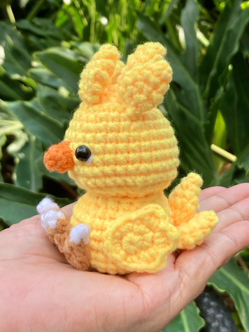 Chocobo Chick Final Fantasy Crochet Plush Amigurumi - Etsy
