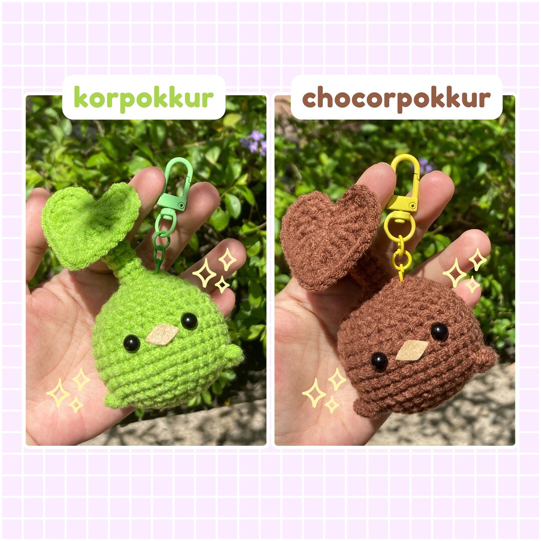 Korpokkur Chocorpokkur FFXIV Final Fantasy Amigurumi KEYCHAIN - Etsy