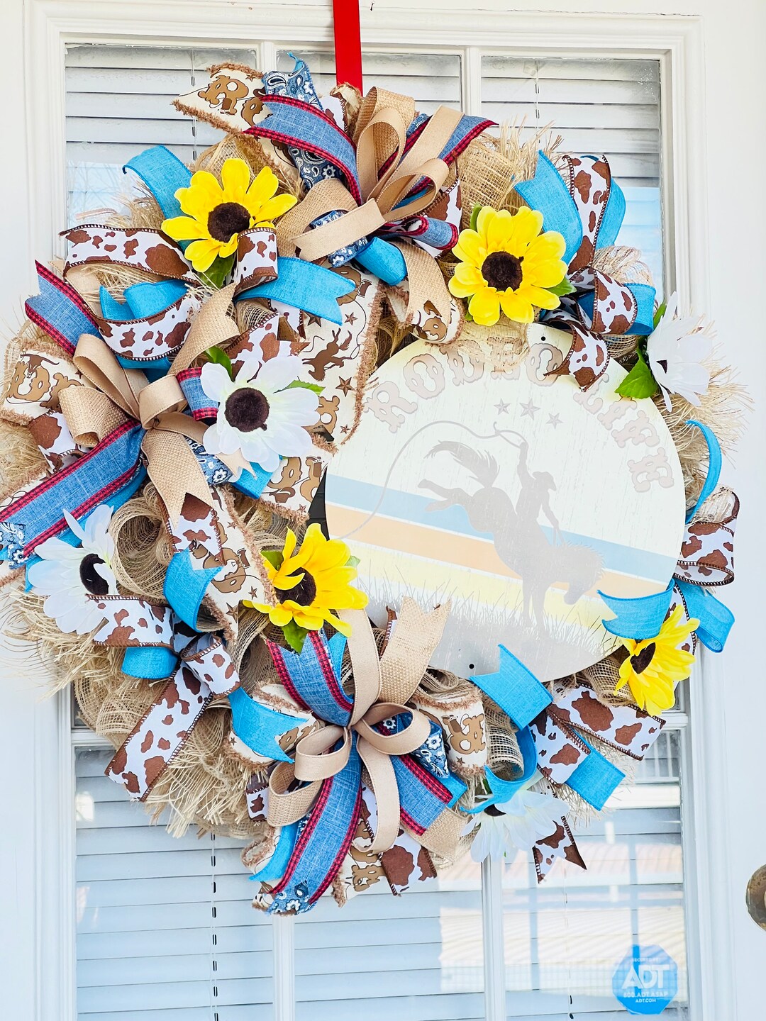 Rodeo Wreath Western Wreath Lazo Rodeo Wreath. Rodeo Life Wreath - Etsy