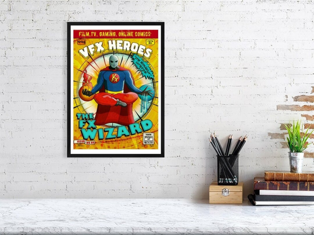 Comic Book Superhero Replica Cover VFX HEROES the FX - Etsy UK