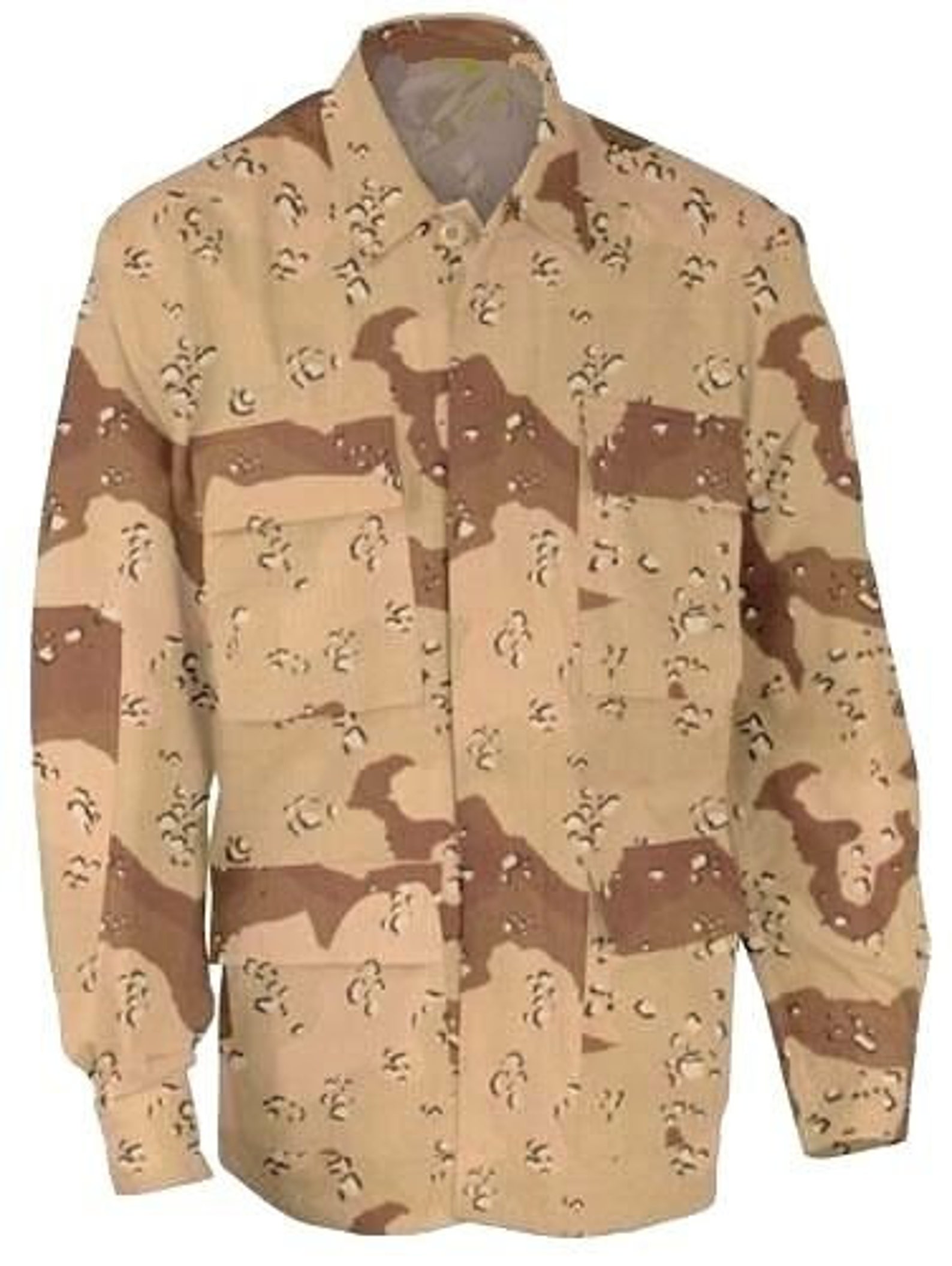 Shirt BDU Camouflage Coat Desert 6 Colors Poly Cotton Twill 4 Pockets ...