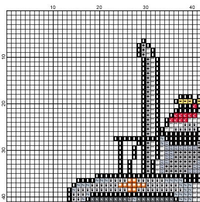 Red Truck American Lorry Trucker Vehicle, Cross Stitch Pattern, Instant ...