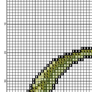 Tyrannosaurus Rex Dinosaur T-rex Green, Cross Stitch Pattern, Instant ...