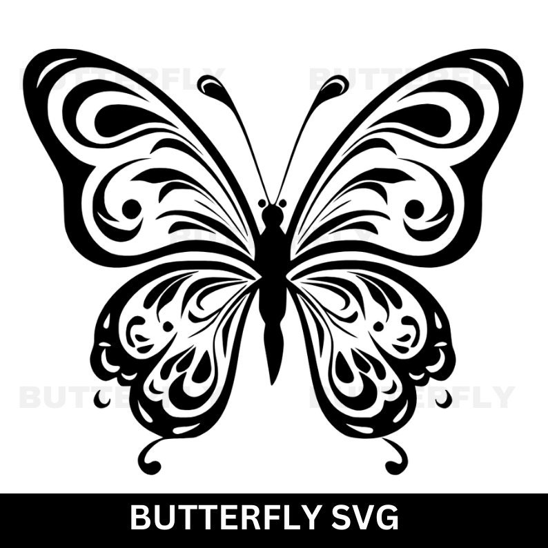 High Quality Butterfly Bundle SVG & PNG, Butterfly Vector Wall Art ...