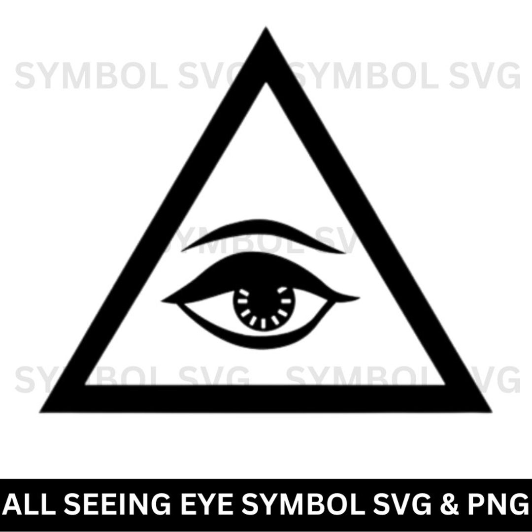 High Quality All Seeing Eye Sign SVG & PNG, Svg Vector Wall Art, Svg ...