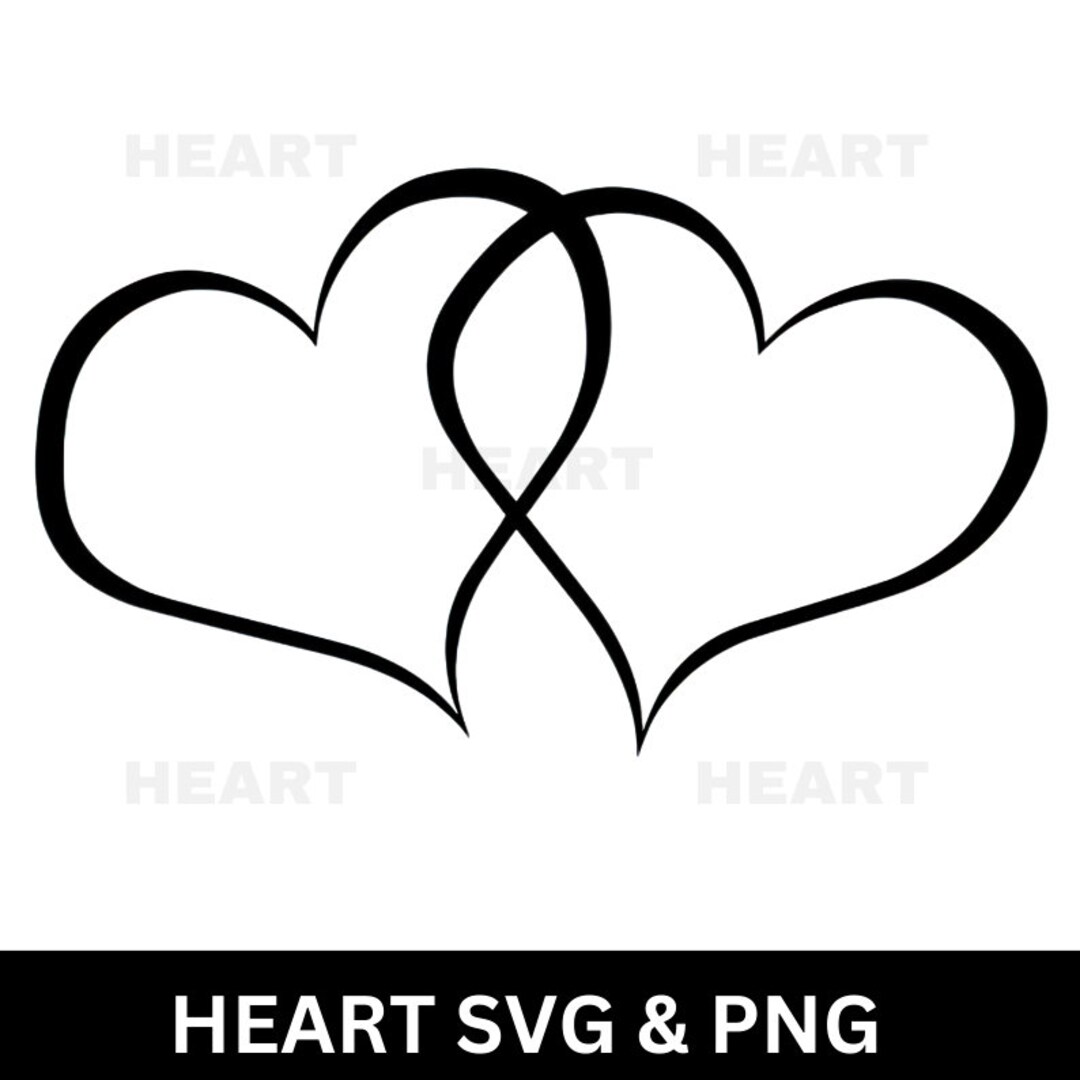 High Quality Heart SVG & PNG Heart Vector Wall Art Heart Cut - Etsy