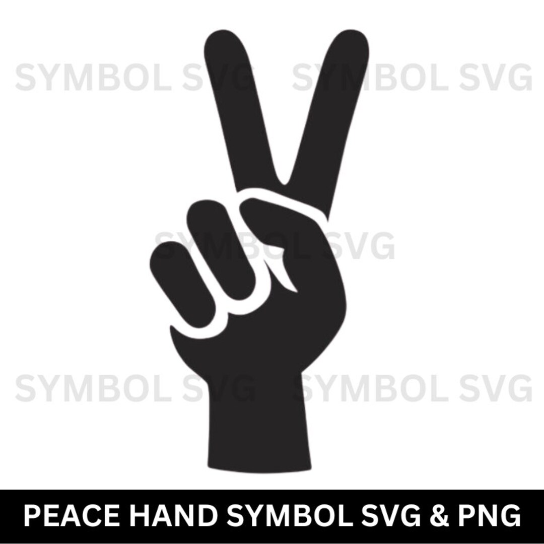 High Quality Peace Sign SVG & PNG Svg Vector Wall Art Svg - Etsy