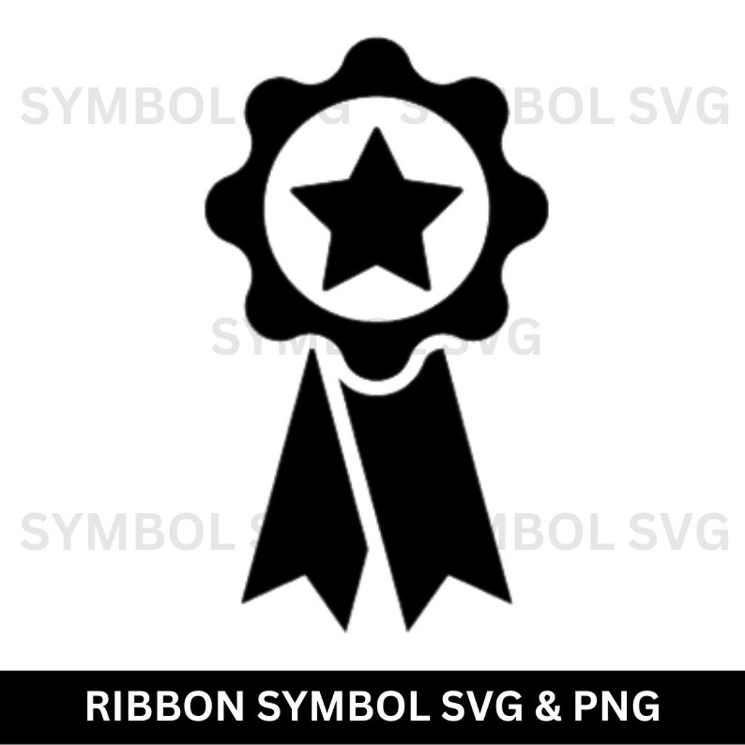 High Quality Ribbon Sign SVG & PNG, Svg Vector Wall Art, Svg Cut File ...