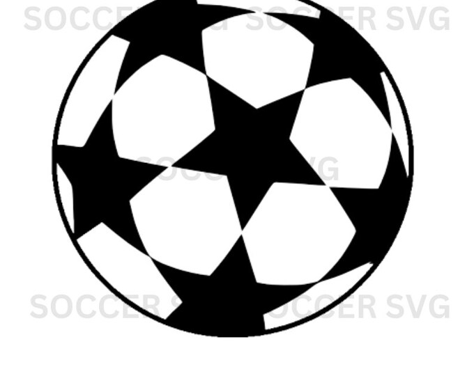 Soccer Ball, Football Svg. Vector Cut File for Cricut, Silhouette, Pdf ...
