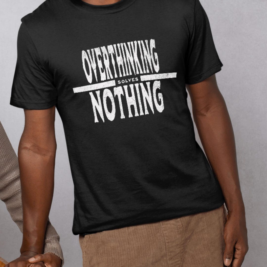 Overthinking Solves Nothing Bundle Png | PNG SVG PDF | Trendy Mental ...