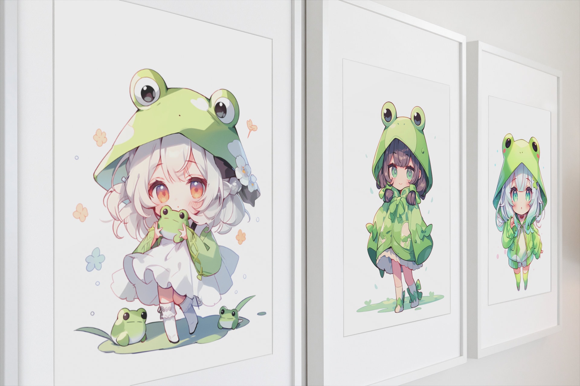 Chibi Frog Girl Clipart 10 High Quality Transparent Pngs - Etsy