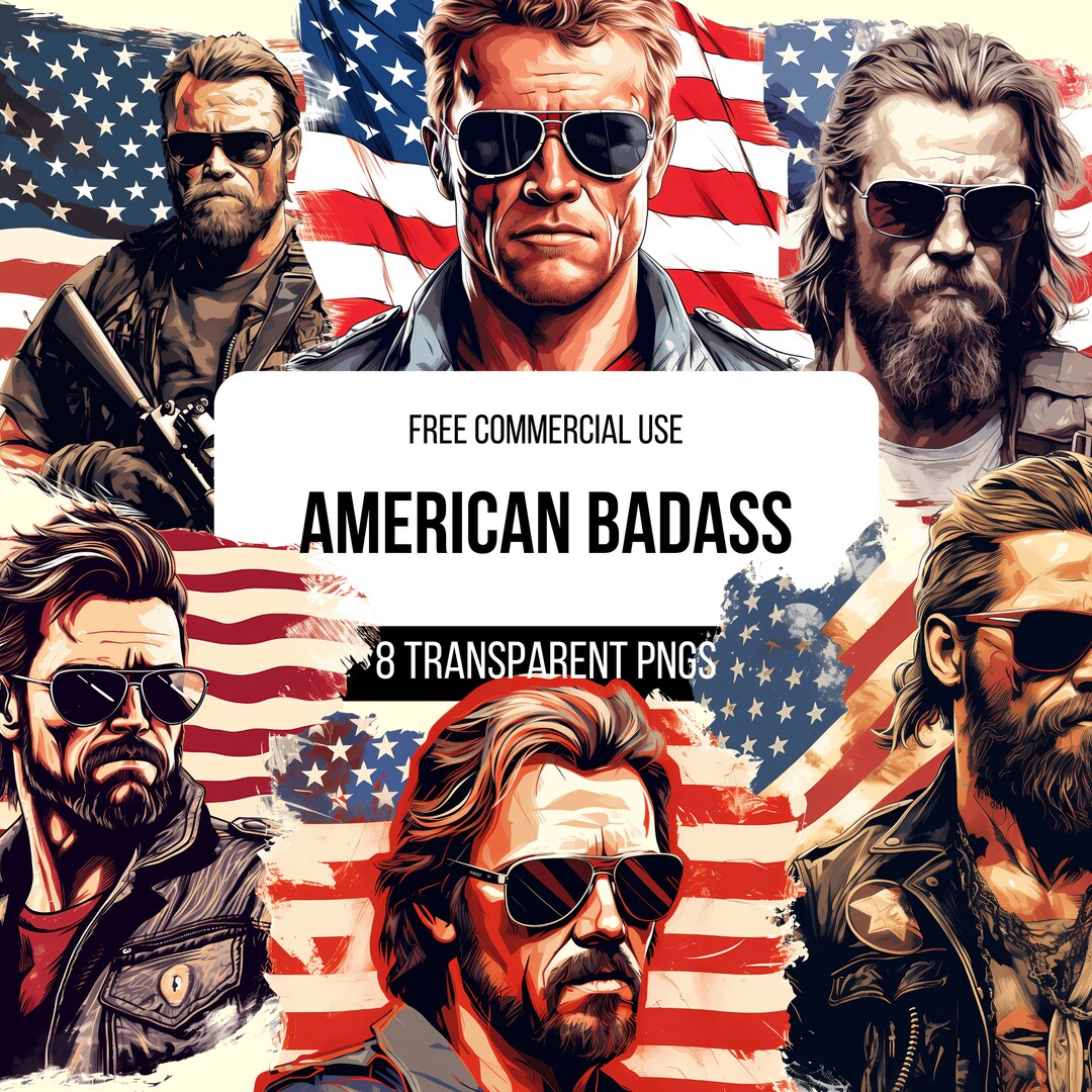 American Badass Clipart - 8 High Quality Transparent Pngs | American ...