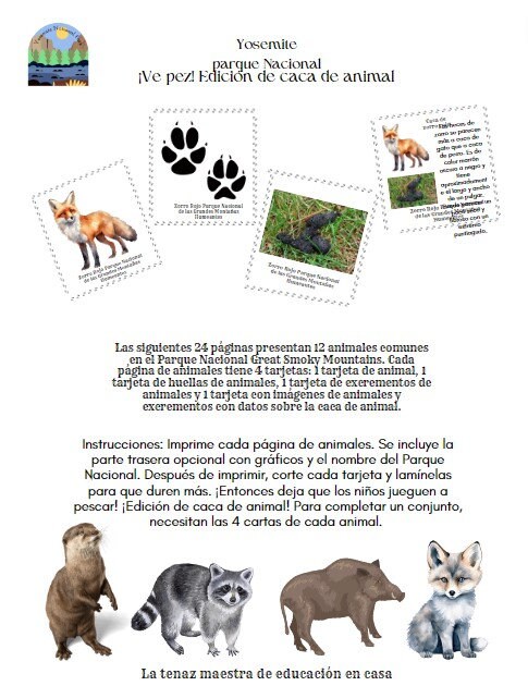 Imprimibles Del Parque Nacional Yosemite Descarga Digital De Pistas Y ...