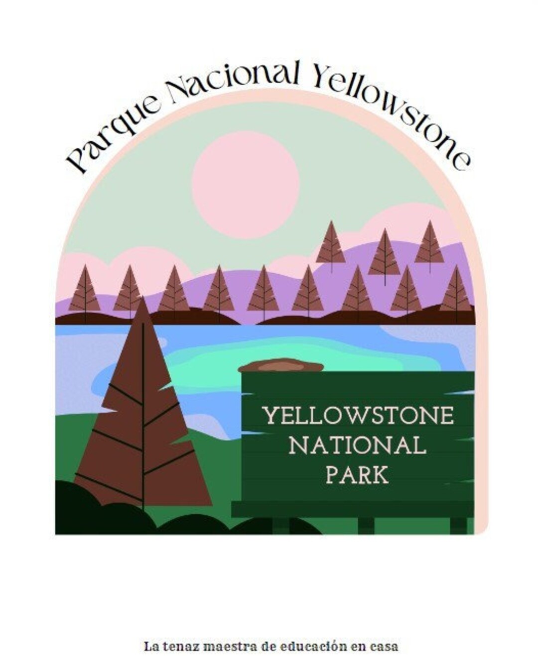 Imprimibles Del Parque Nacional Yellowstone | Descarga Digital De ...