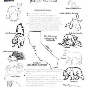 Imprimibles Del Parque Nacional Yosemite | Descarga Digital De Pistas Y ...