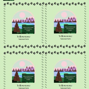 Yellowstone National Park Activity Pack | Coloring Pages, Tracks, Go ...