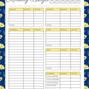 Sunflower Life Planner & Journal 2024 | Monthly and Weekly Layout ...
