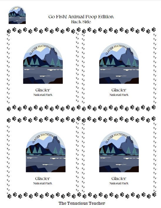 Glacier National Park Printables | Digital Download Coloring Pages ...