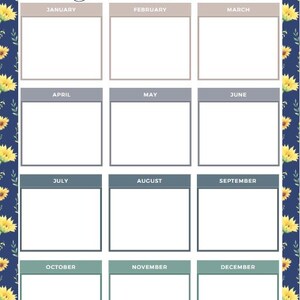 Sunflower Life Planner & Journal 2024 | Monthly and Weekly Layout ...