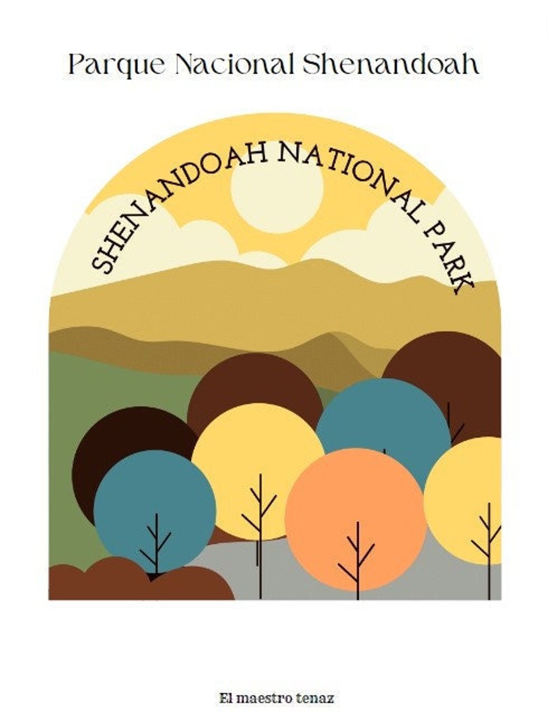 Imprimibles Del Parque Nacional Shenandoah Descarga Digital - Etsy