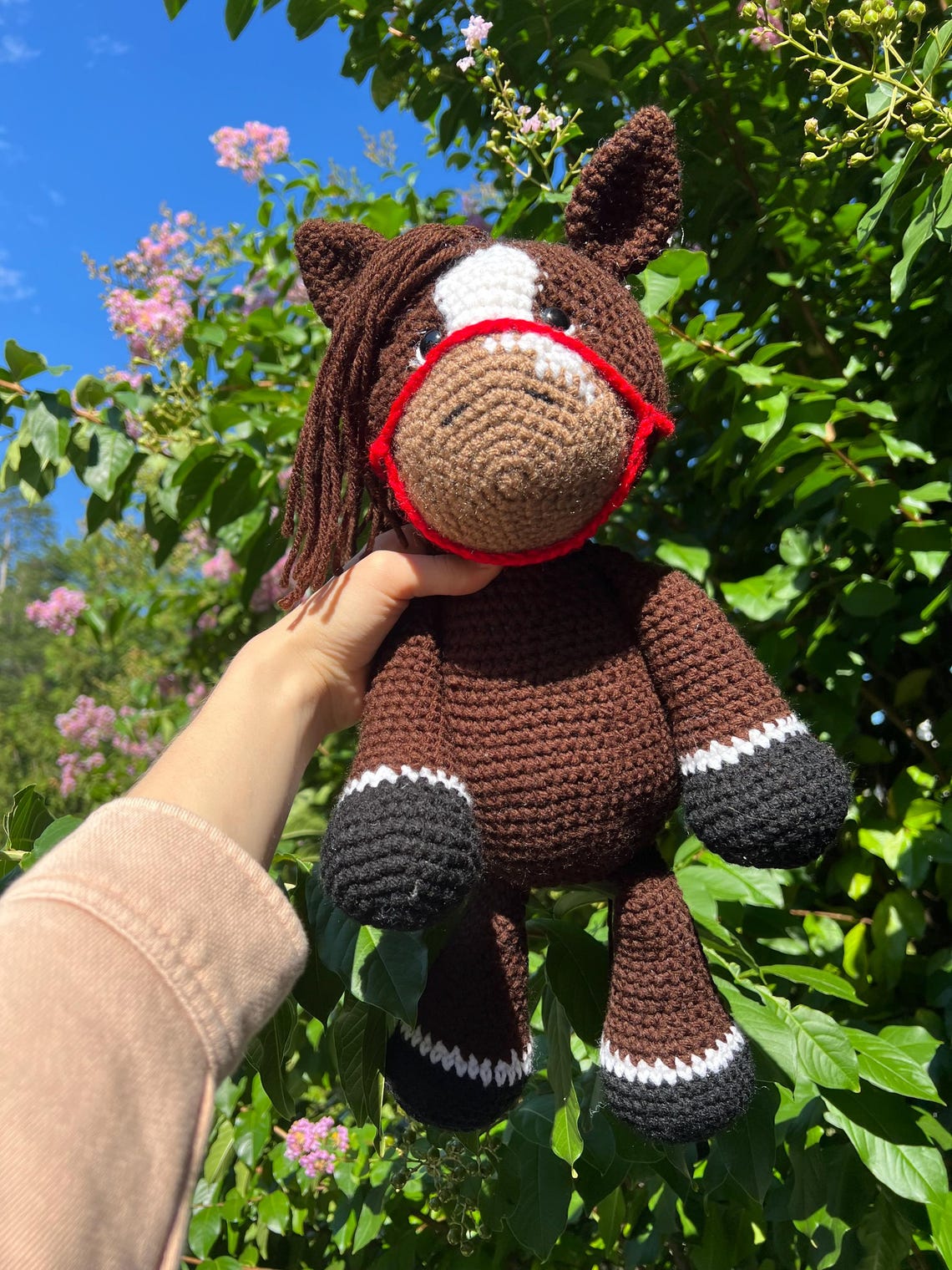 Customizable Crochet Horse | Handmade Gift | Crochet Pony | Made to ...