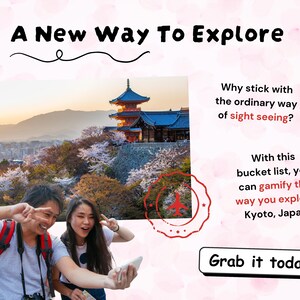 Kyoto Bucket List | Printable Travel Checklist | Japan Travel Planner ...