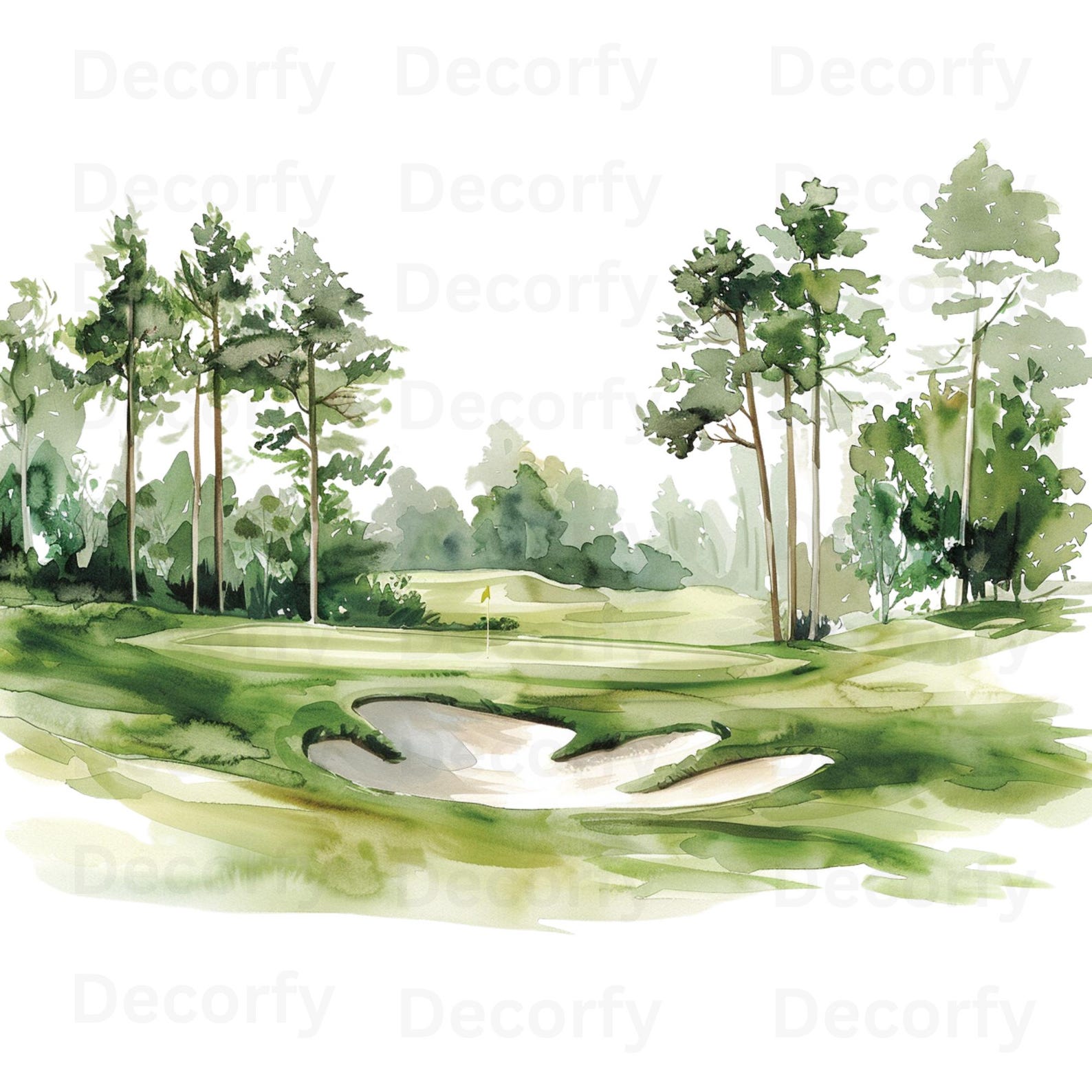 Golf Clipart, Golf PNG, Golf Clip Art, Golf Course Clipart, Sports Clip ...