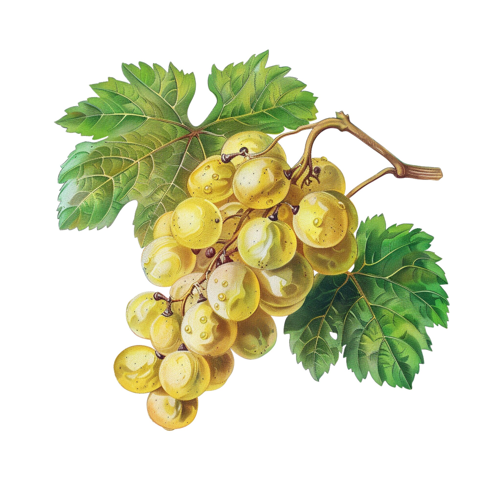 8 Bunch of Grapes Clipart, Bundle of Grapes, Printable Watercolor ...