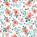 10 Watercolor Floral Seamless Pattern, Watercolor Floral Paper, Flowers ...