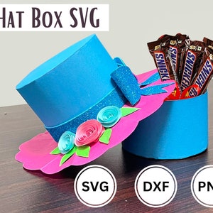 Hat Box SVG, 3D Hat Gift Box, Baseball Cap Box Svg, Baseball Cap ...