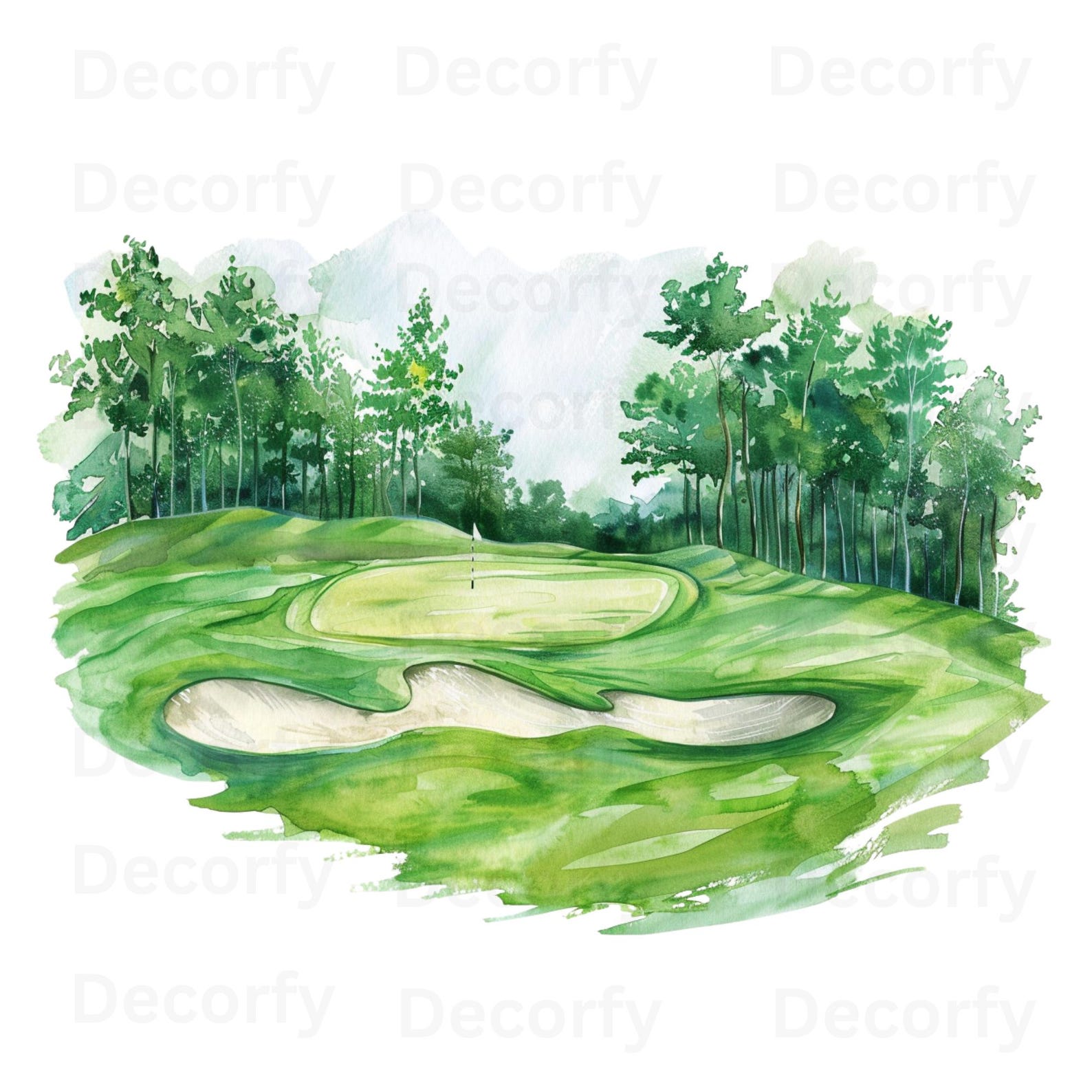 Golf Clipart, Golf PNG, Golf Clip Art, Golf Course Clipart, Sports Clip ...