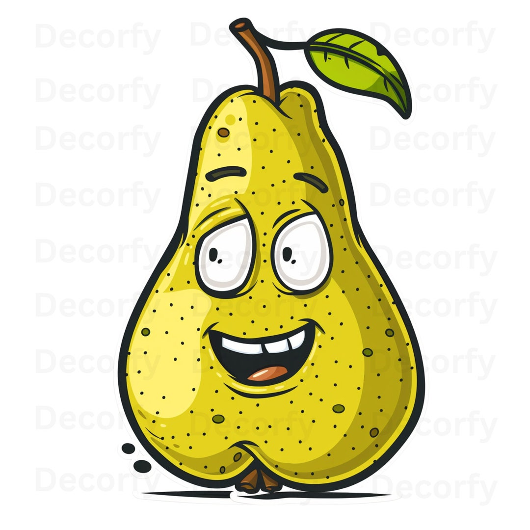 16 Cute Fruit Clipart Set Clip Art Set of Orange, Apple, Banana, Fruit ...