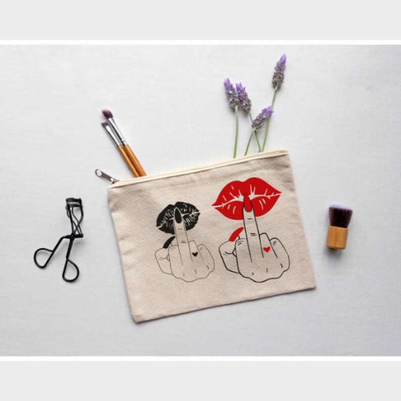 Middle Finger Lips Svg, Rude Finger SVG, Middle Finger Lips SVG Bundle ...