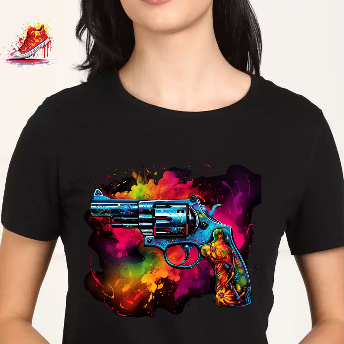 Pistol Gun Clipart Bundle, Dripping Gun, Ak V PNG, Gun PNG, Military ...