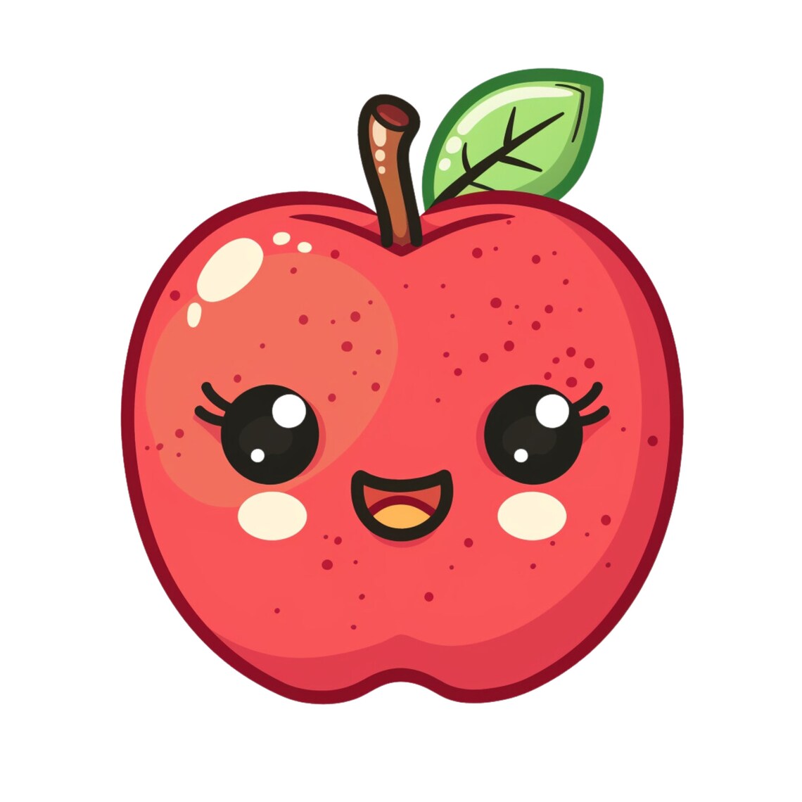 10 Cute Kawaii Fruits Clipart, Cute Food, Fruit Clipart, Fruit Png ...