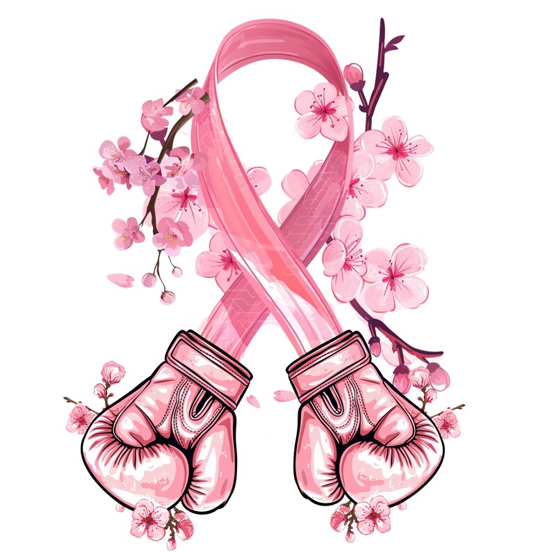 Abstract Pink Ribbon Hope PNG Sublimation Design Download Breast Cancer ...