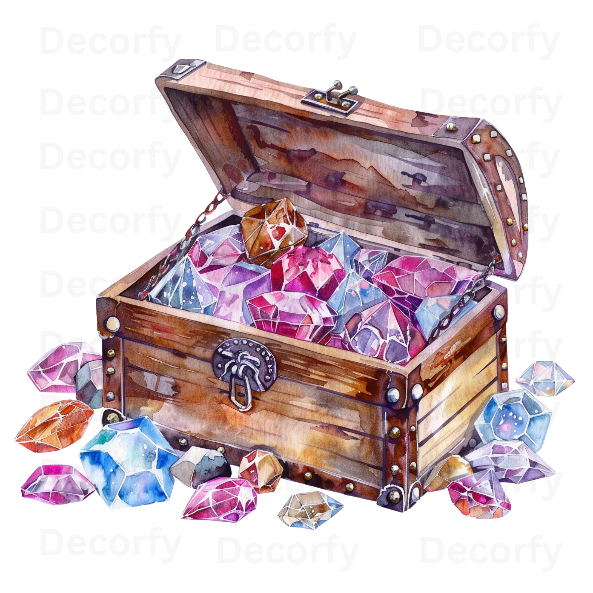12 Cute Mermaid Clipart Bundle, Watercolor Mermaid Friends PNG Set,cute ...