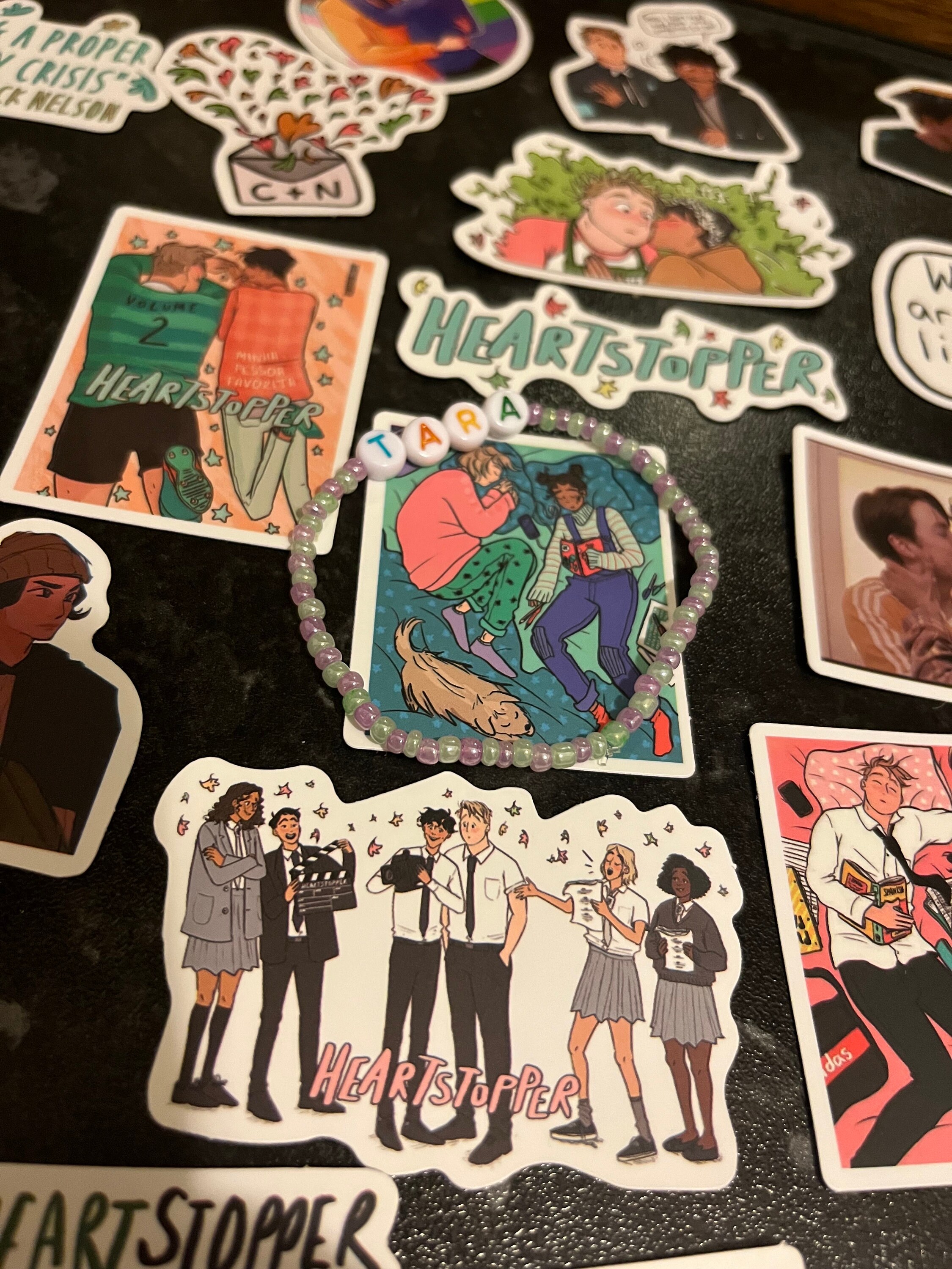 Heartstopper Inspired Bracelet TARA Choose Your Colours - Etsy