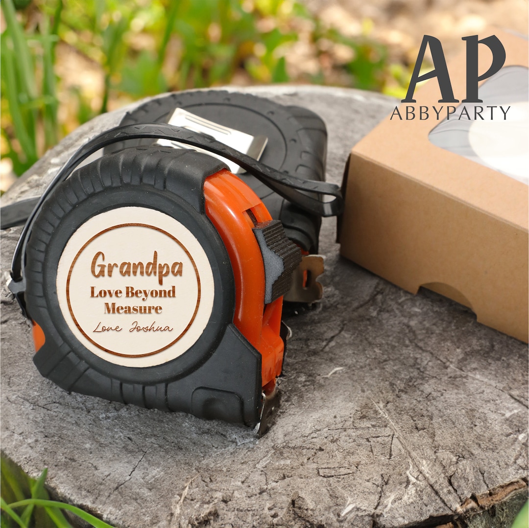 Custom Engraved Tape Measure, Personalized Measuring Tape for Grandad ...