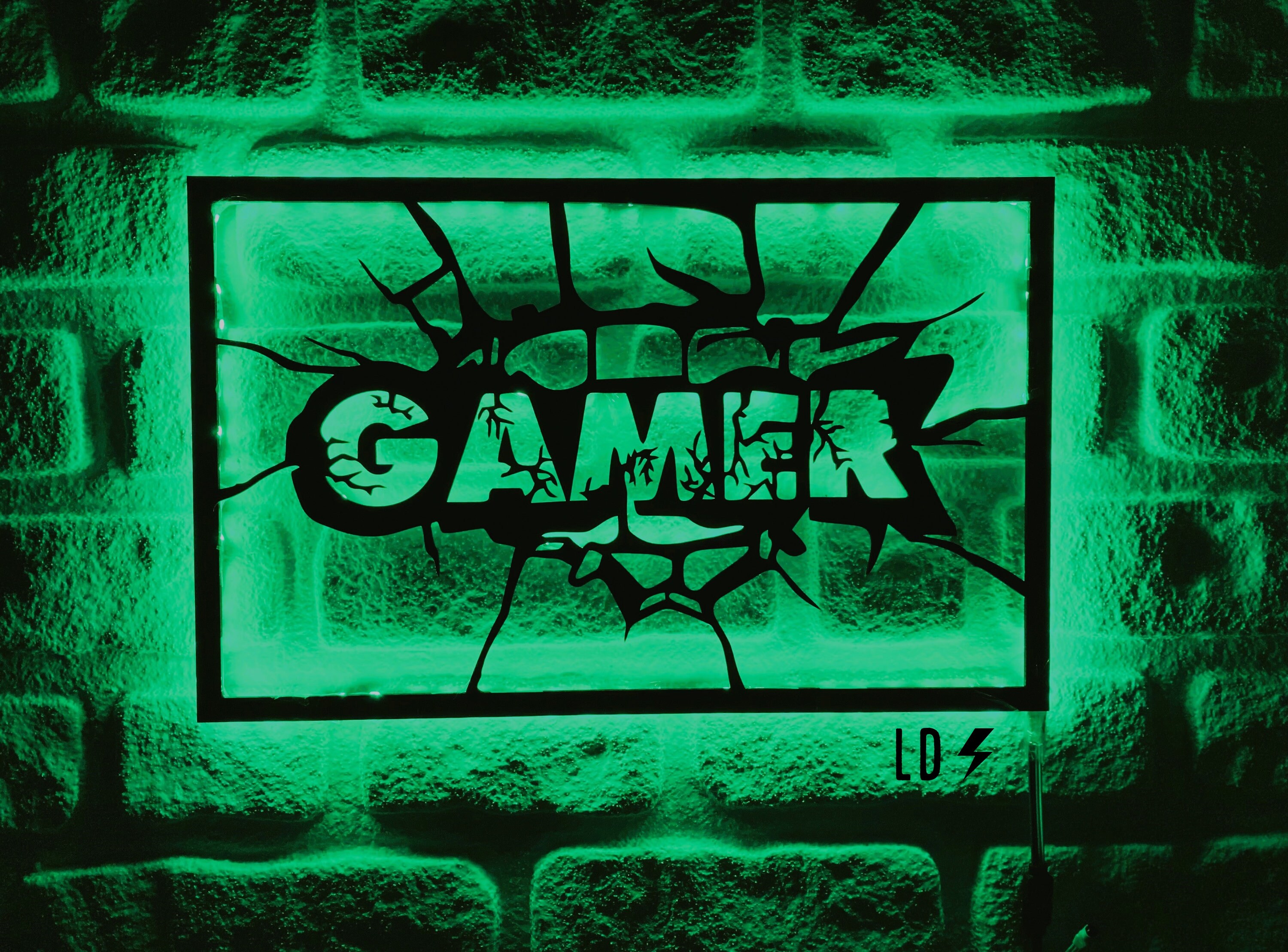 Gamer, Gamer Led Sign, Gaming Zone, Lighted Gaming Room Wall Decor ...