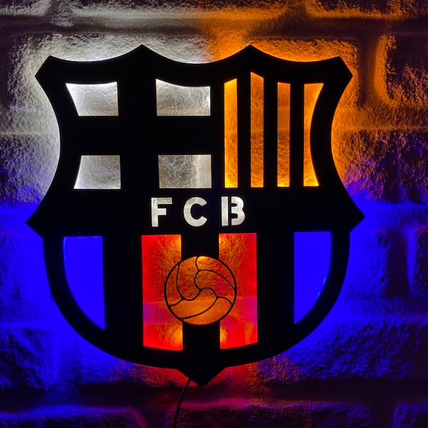 Barcelona Logo Led - Etsy