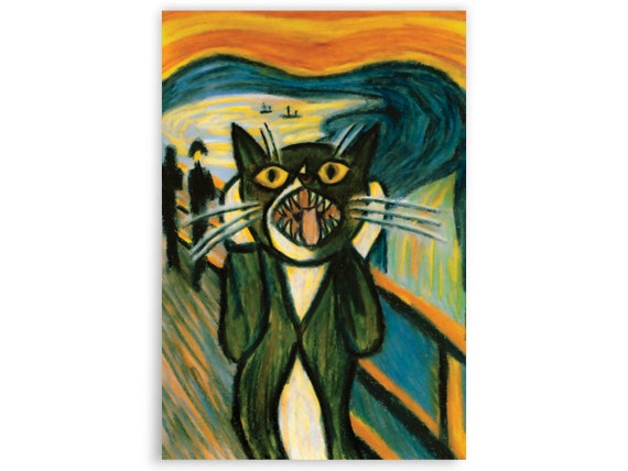 The Scream Oil Pastel