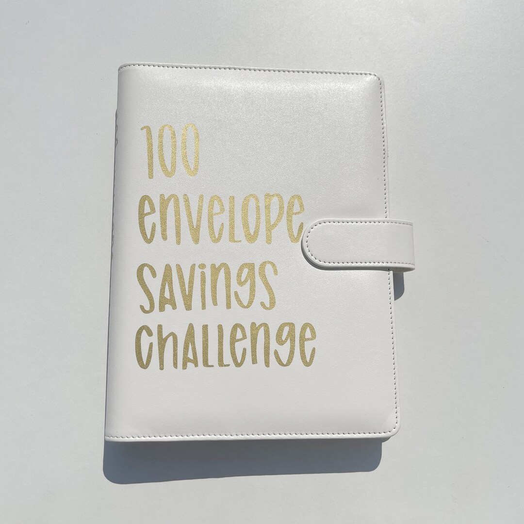 100 Envelope Challenge Binder, 100 Envelopes Money Saving Challenge ...