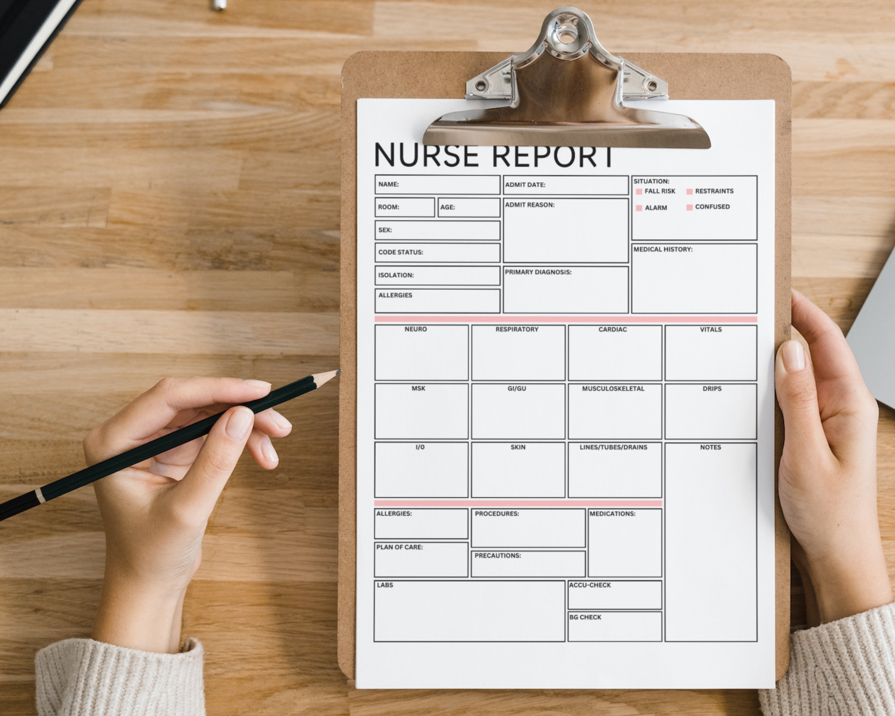 SBAR Nurse Report Sheet, SBAR Nursing Report, Nursing Care Plan, Nurse ...